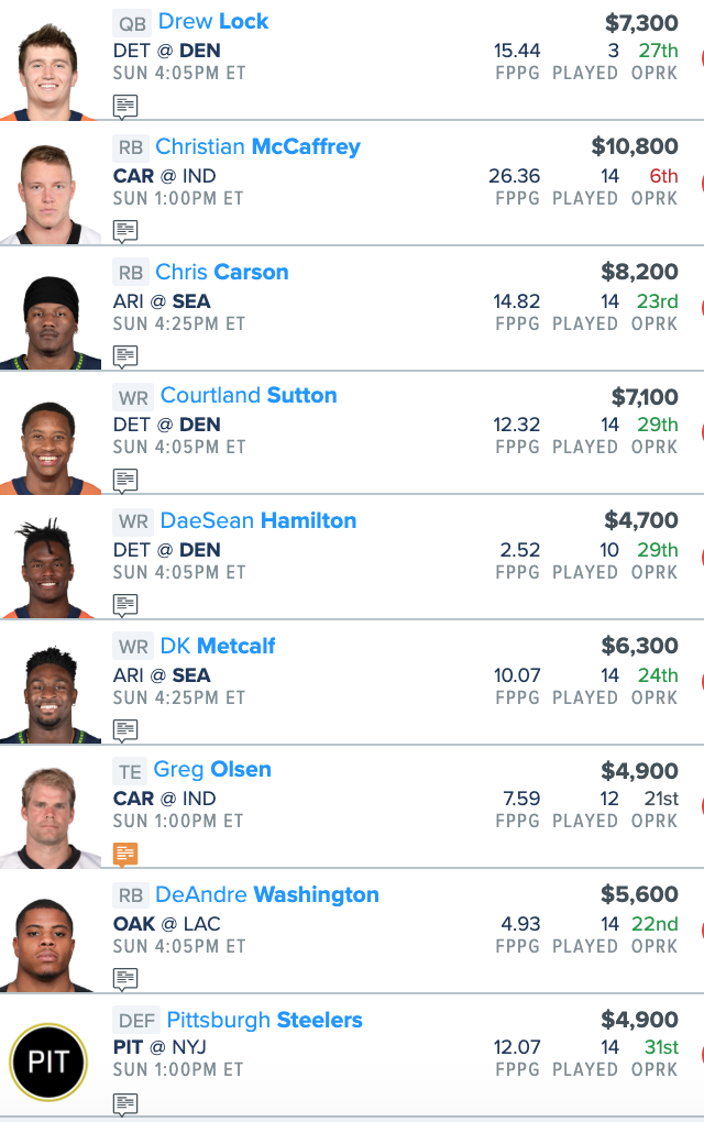 LineStar – Zeddular DFS