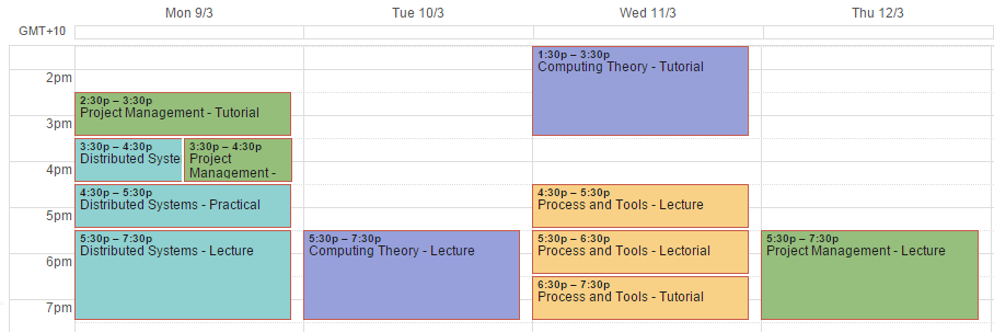Follow Thread, Rate My Timetable : r/rmit