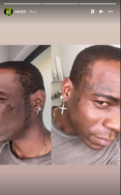 Balotelli laat vier tattoos zetten op wel heel bijzondere plaats