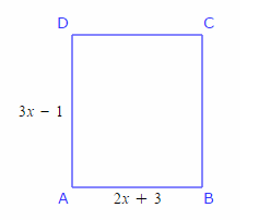 Finding side length of a rectangle. : r/highschoolmath