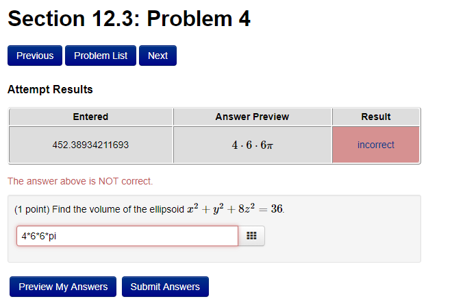 Solved Section 12.3: Problem 4 PreviouS Problem List Next | Chegg.com