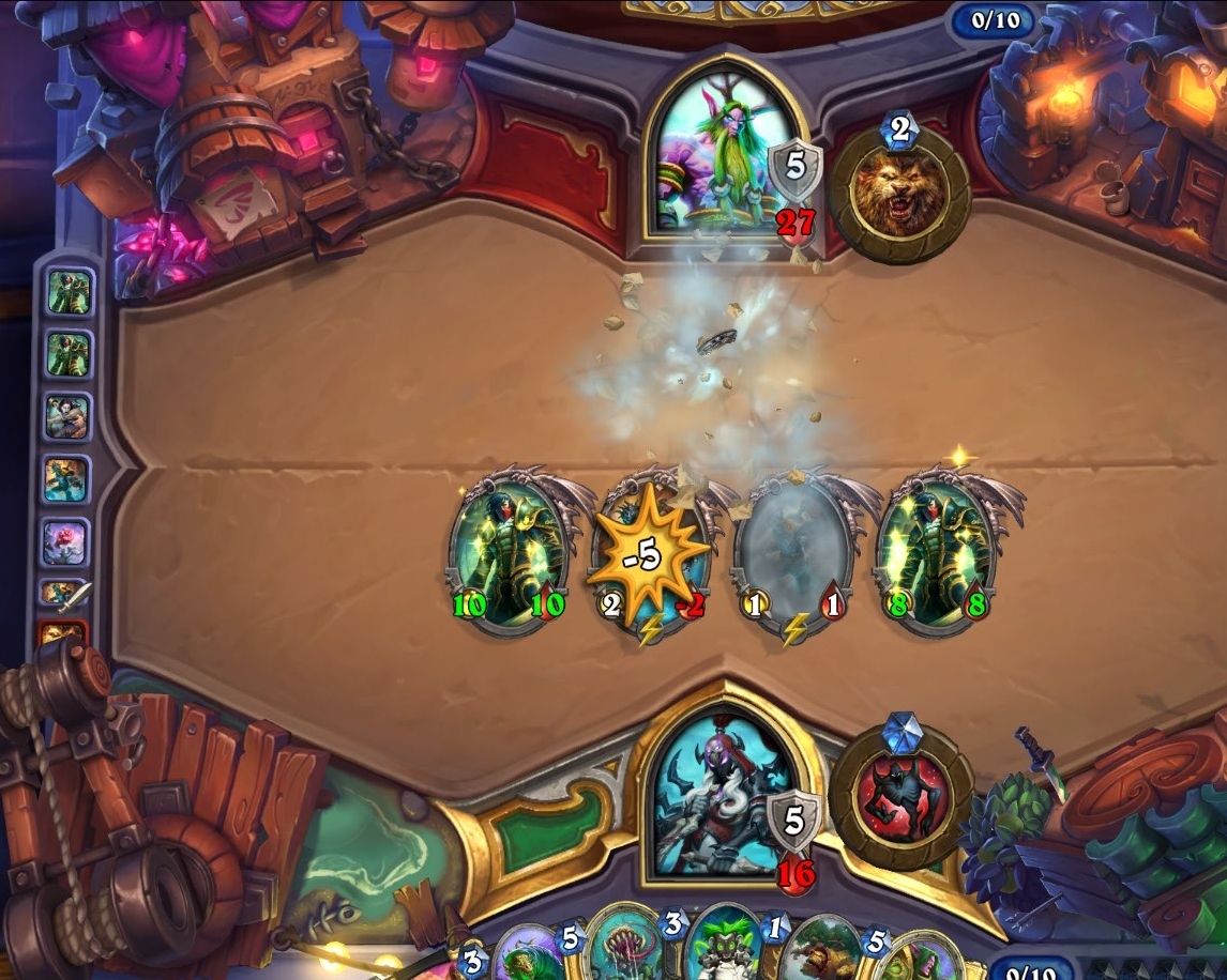 Poor druid had no target to play UI :'( : r/hearthstone