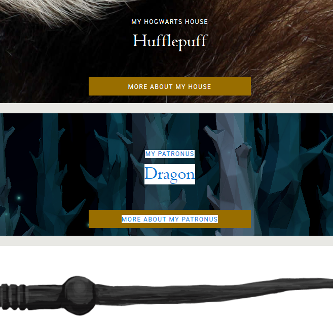 Hufflepuff/Pukwudgie, Dragon Patronus, and have a 13 1/4 inch Elder ...