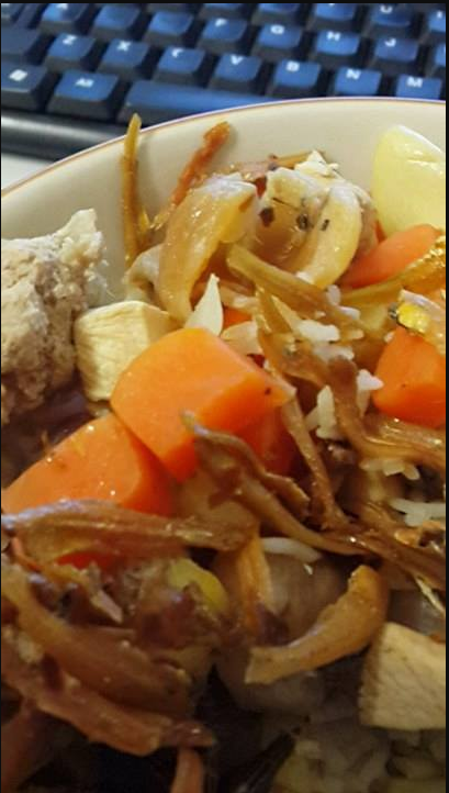 holy shit i tercampuh longan with ikan bilis