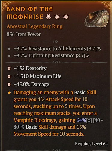 Selling 3ga Ring - Dex, Max Life And Dmg - Topic - d2jsp