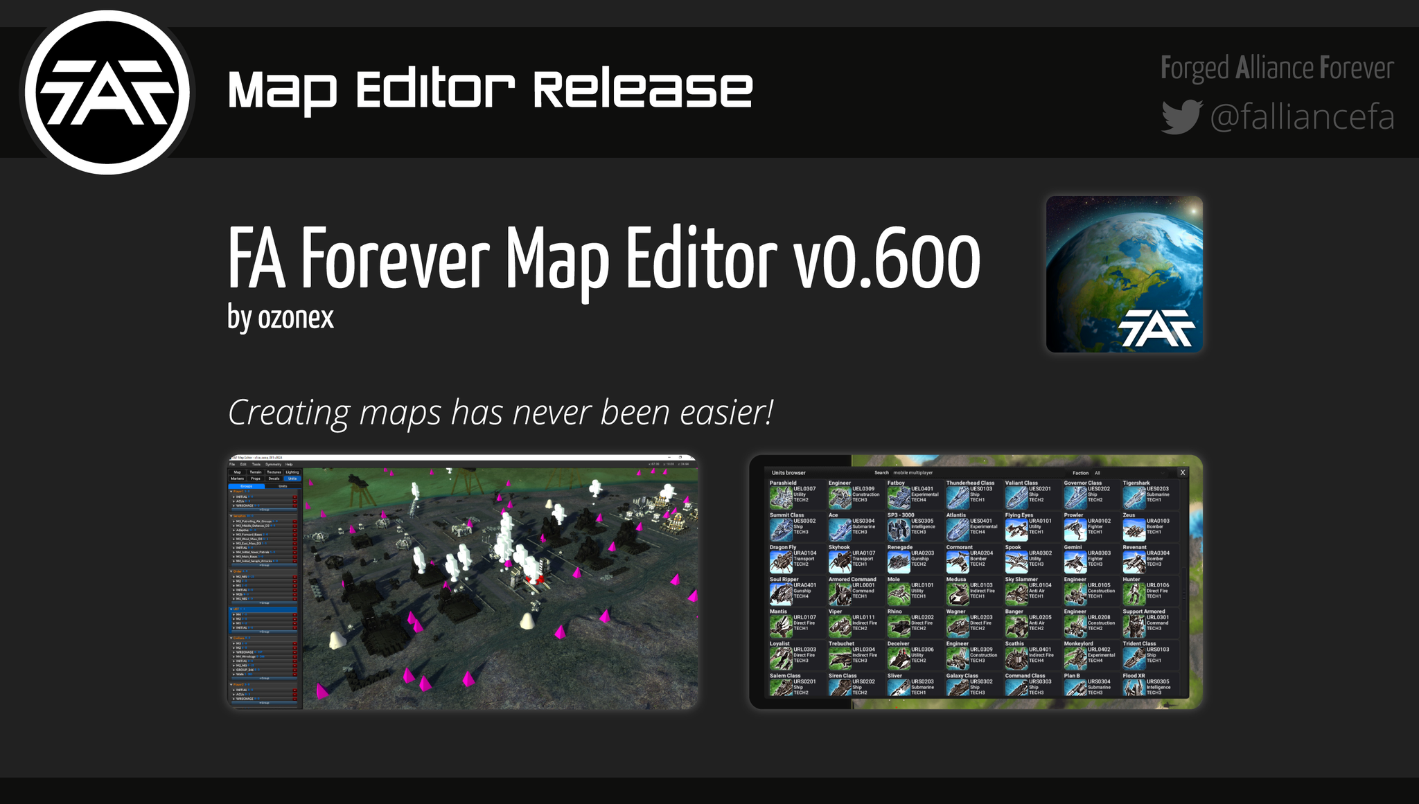 FA Forever Map Editor V0 600 Forged Alliance Forever FA Forever Map Editor V0 600 Forged Alliance Forever