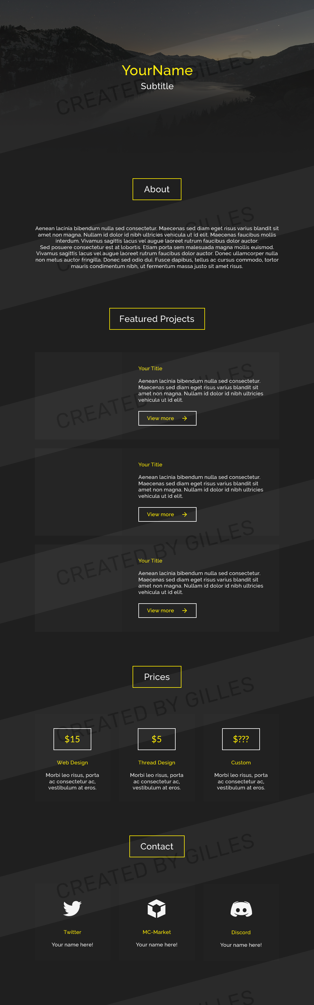 Smooth Thread Design - Unique, Cheap & Professional! | BuiltByBit