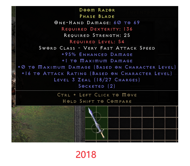 Xh23 Phase Blade 3*lvl Zeal Charges Fools 2*sox - Topic - d2jsp