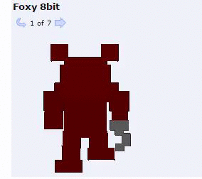 [Not FNaF4] Foxy's minigame sprite has no holes in it, and he even has ...