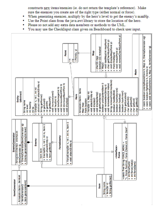I need help finishing a project for Java programming | Chegg.com