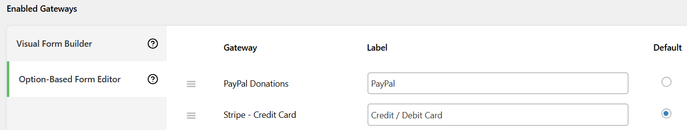 Visual Form Builder is a Disaster, Bring back access to Options Based ...