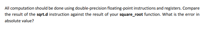 Solved Q3. Square Root Calculation: Newton's iterative | Chegg.com