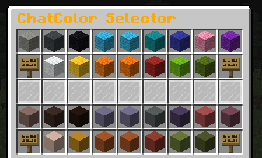 ChatColorGUI | SpigotMC - High Performance Minecraft Community