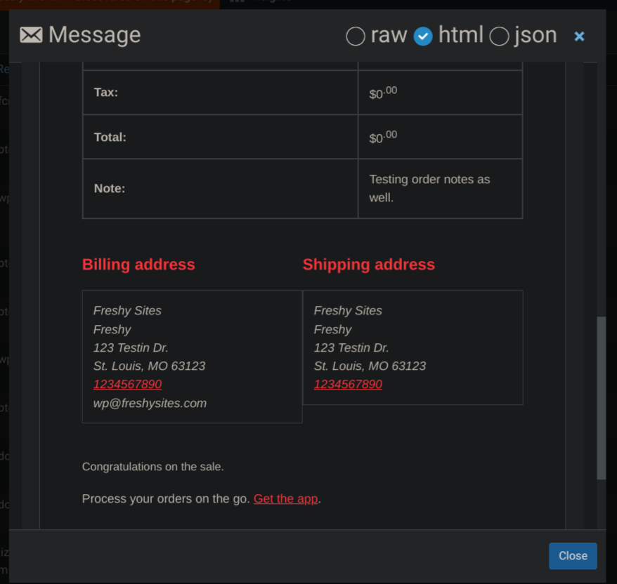 Checkout Field not displaying in Order Details or Email | WordPress.org