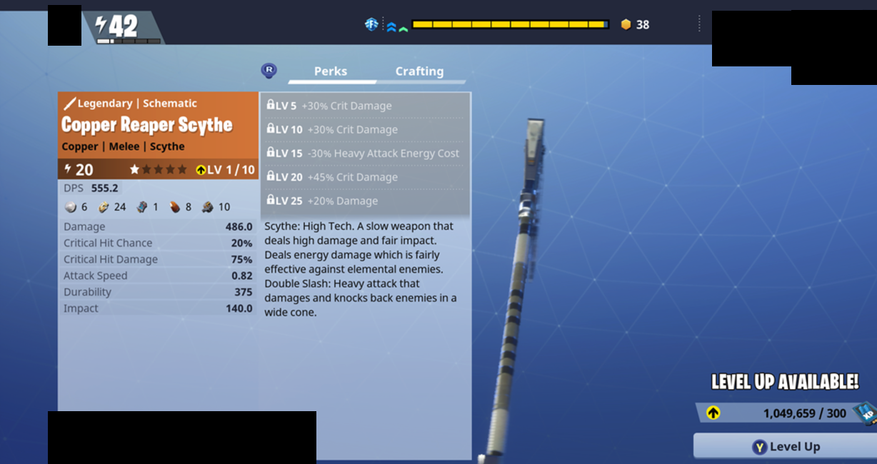 Crit damage scythe - is +20% damage actually useful here? : r/FORTnITE