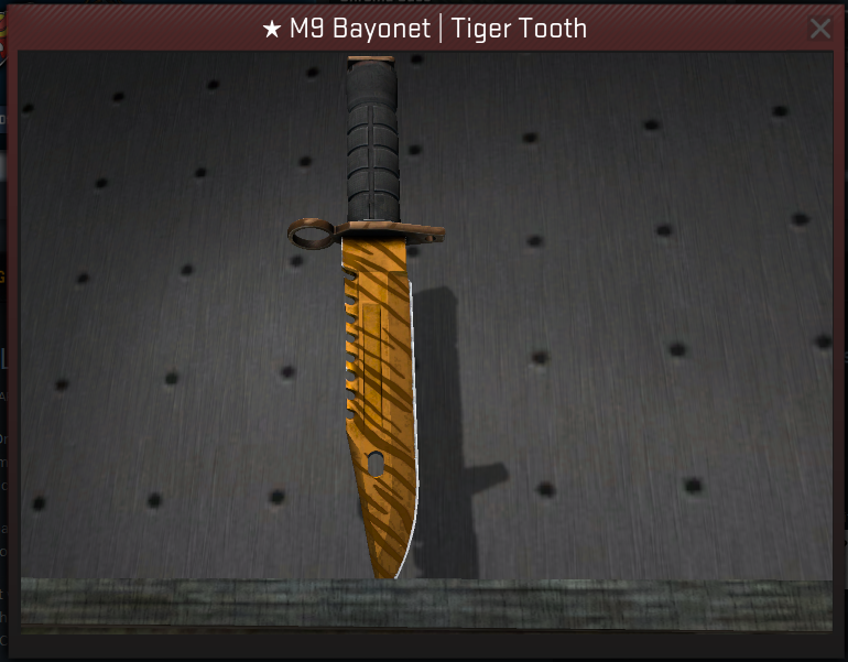 [PC] M9 bayonet Tiger Tooth Factory new : r/GlobalOffensiveTrade