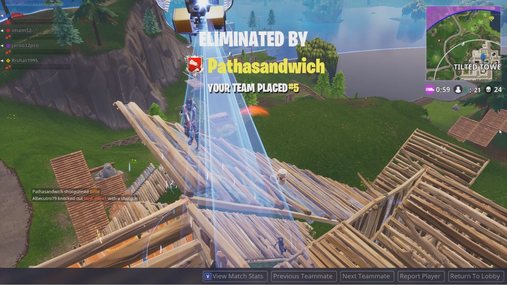 Finishing off 6 players with one trap... : r/FortNiteBR
