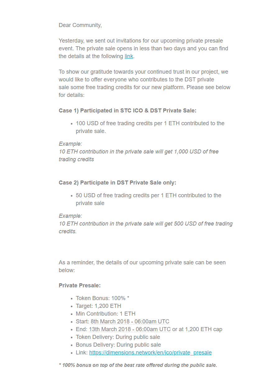 Weekly ICO Discussion - March 5, 2018 : r/ethtrader