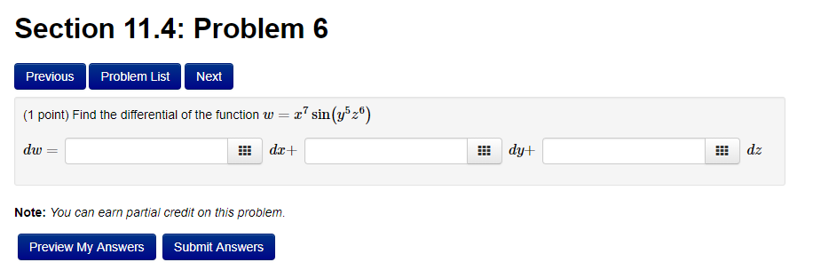 Solved Section 11.4: Problem 6 Previous Problem List Next (1 | Chegg.com