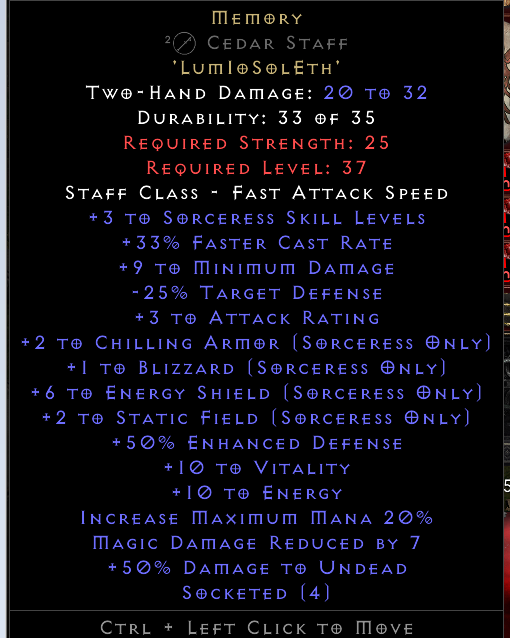 Few Items Im Looking For - Topic - d2jsp