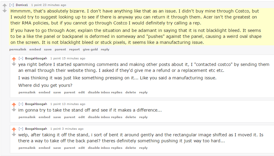 [Troubleshooting] Weird box on my monitor screen a cause for concern ...