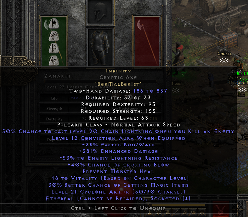 - Infinity, Griffons, Maras 30, Arach, Bk - - Topic - d2jsp