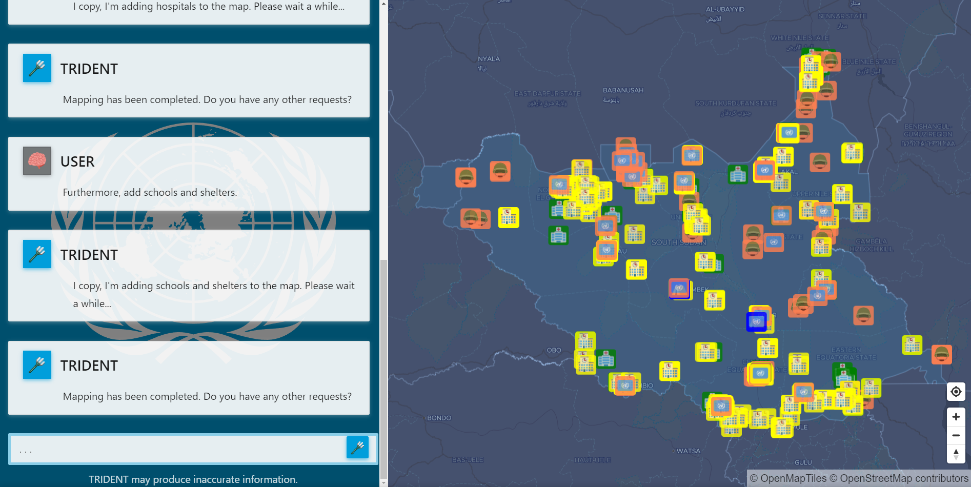 Really smart maps you can chat on, TRIDENT GeoAI · Issue #156 ...