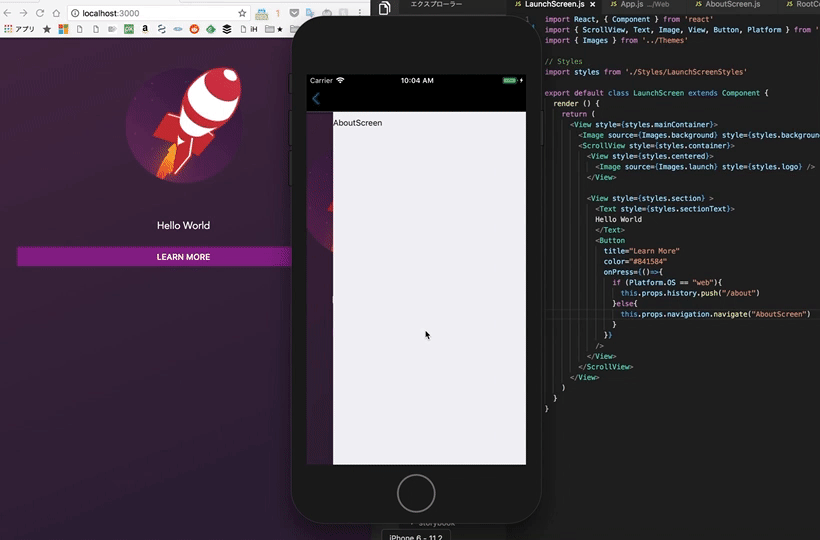 GitHub - kasajei/RNAppWeb: React Native App & Web