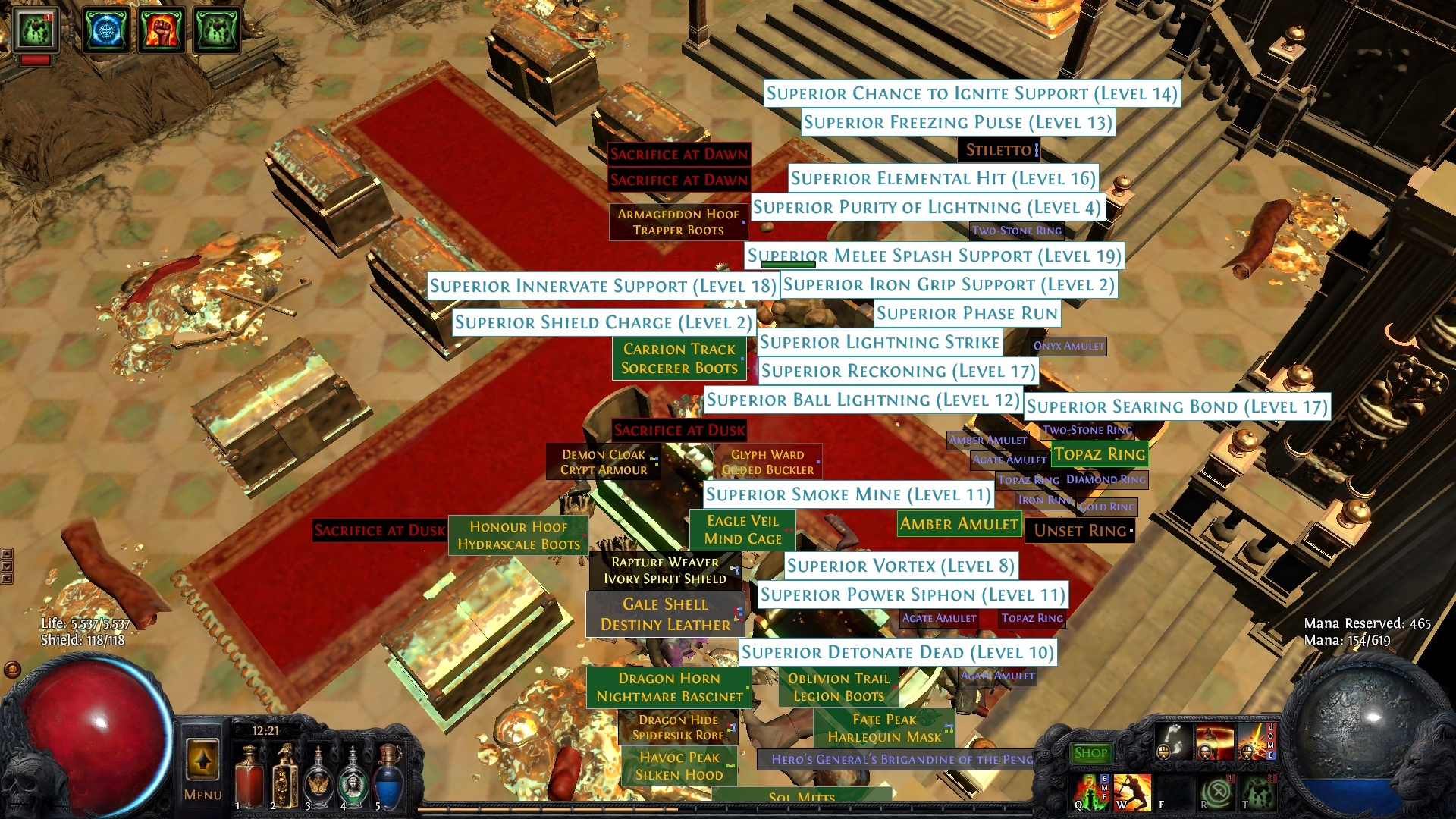 Did a 4 key run uber lab today on my lvl 78. : r/pathofexile