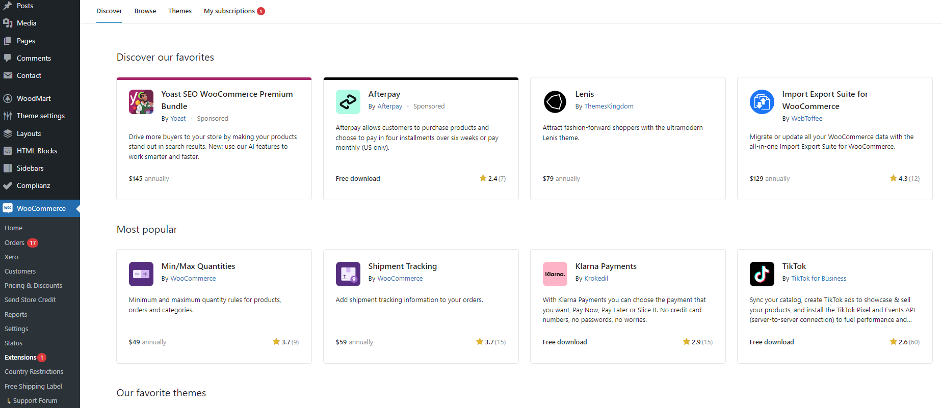 Persistent Extensions Notification | Ver 8.8.2 · Issue #46701 · woocommerce/woocommerce · GitHub