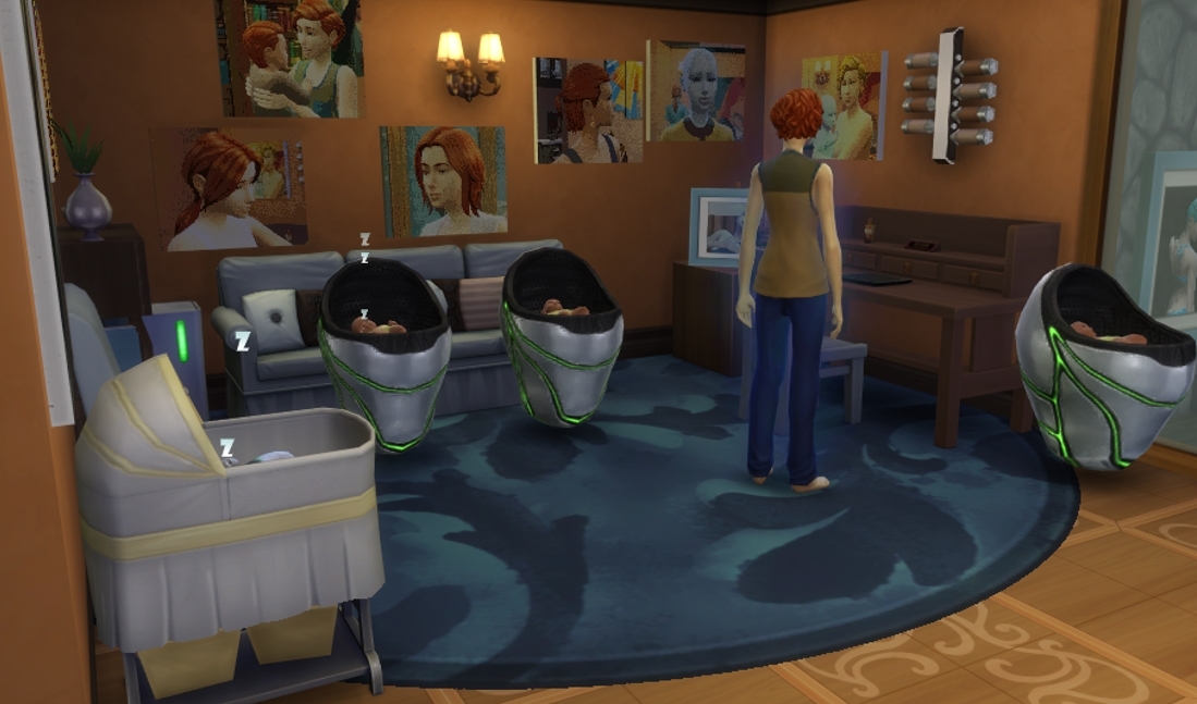 Alien pregnancy resulting in full-human baby : r/Sims4