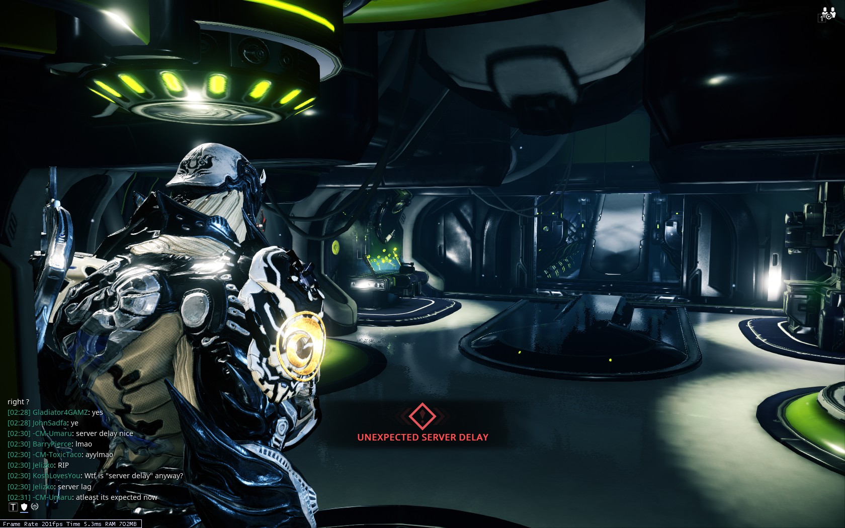 Server delay is constantly poping up and force logging me out of the ...