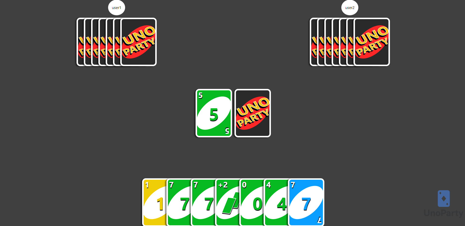 GitHub - Sandermoen/UnoParty: An uno game made with socket.io and react
