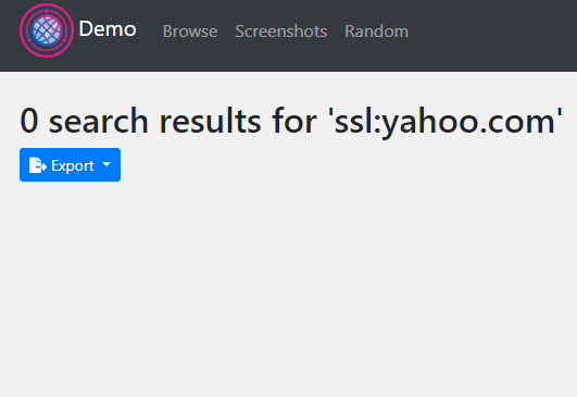 Unexpected search export button when no search results · Issue #193 · natlas/natlas · GitHub