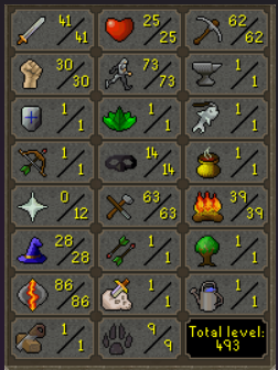 blood rune alt - 86 rc - 73 agil - full graceful/gotr + needle ...