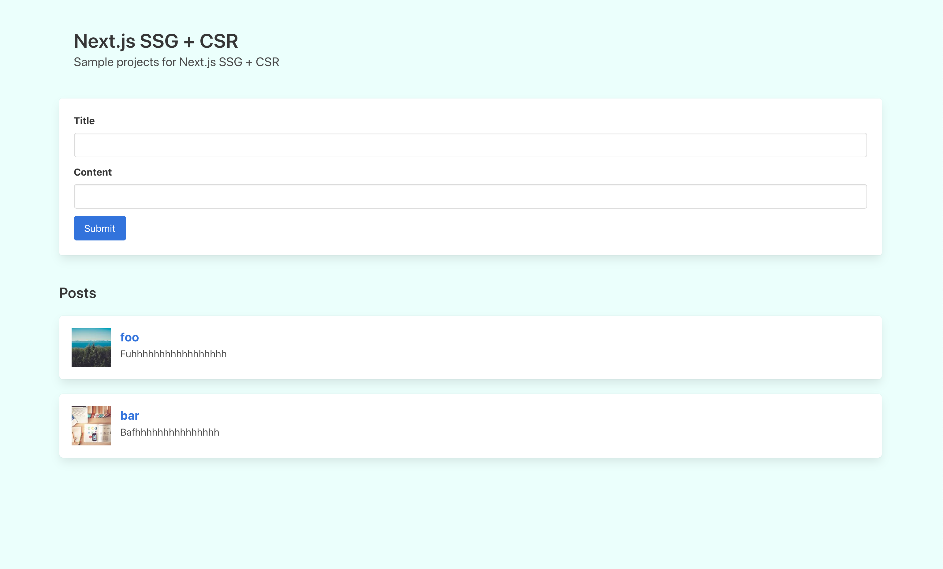 GitHub - kawamataryo/sandbox-for-nextjs-ssg-csr