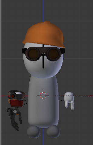 Engineer gaming. Literaly a normal grunt but with TF2 engineer stuff ...