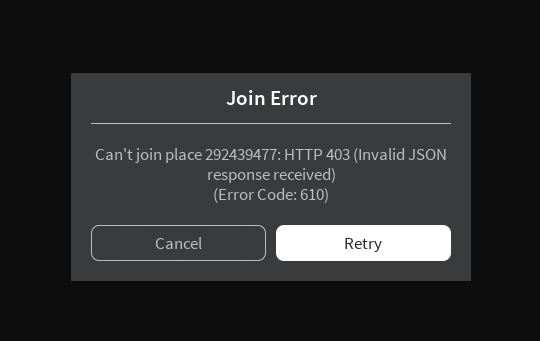 IP Banned From ROBLOX 
