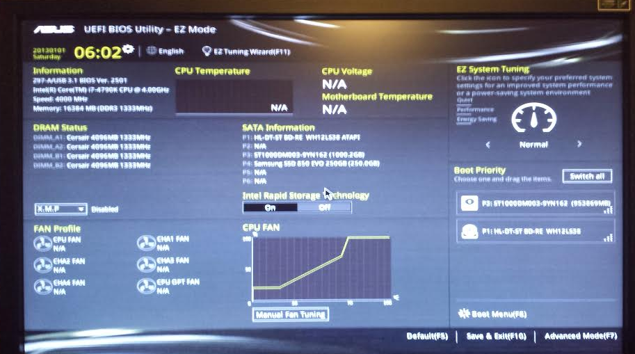 "Random" black screen crashes and freezing in BIOS settings : r/techsupport