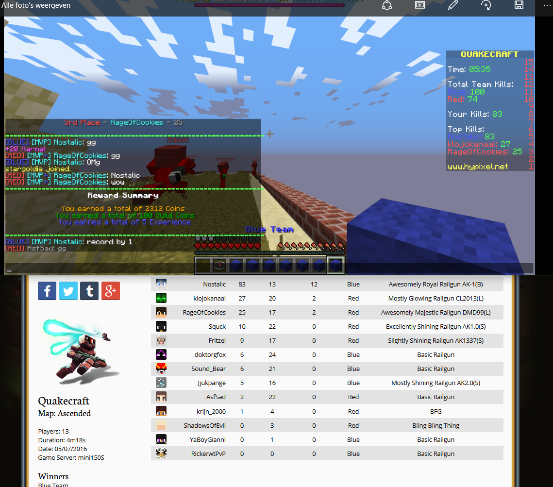 [Quakecraft] Unofficial Team Leaderboards & Top Scores (Teams+Solo) v2 | Page 4 | Hypixel Forums