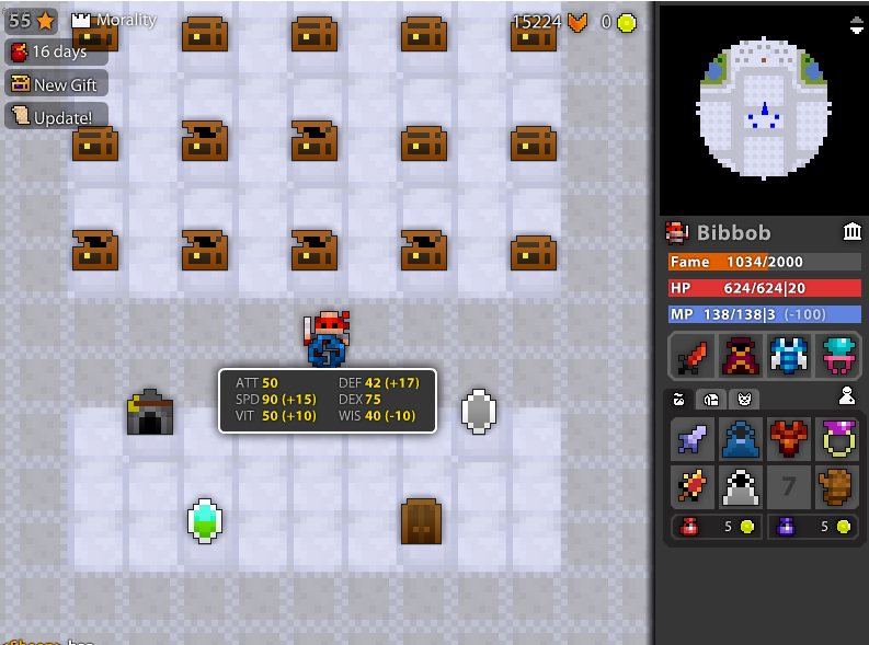 Finally enough speed to get loot from a Pentaract : r/RotMG