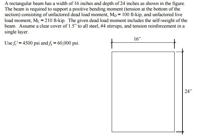 a) Determine the factored moment (Mu) for which this | Chegg.com