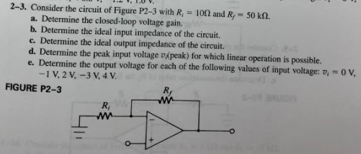 Solved Problems 2-1. Consider the circuit of Figure P2-1 | Chegg.com