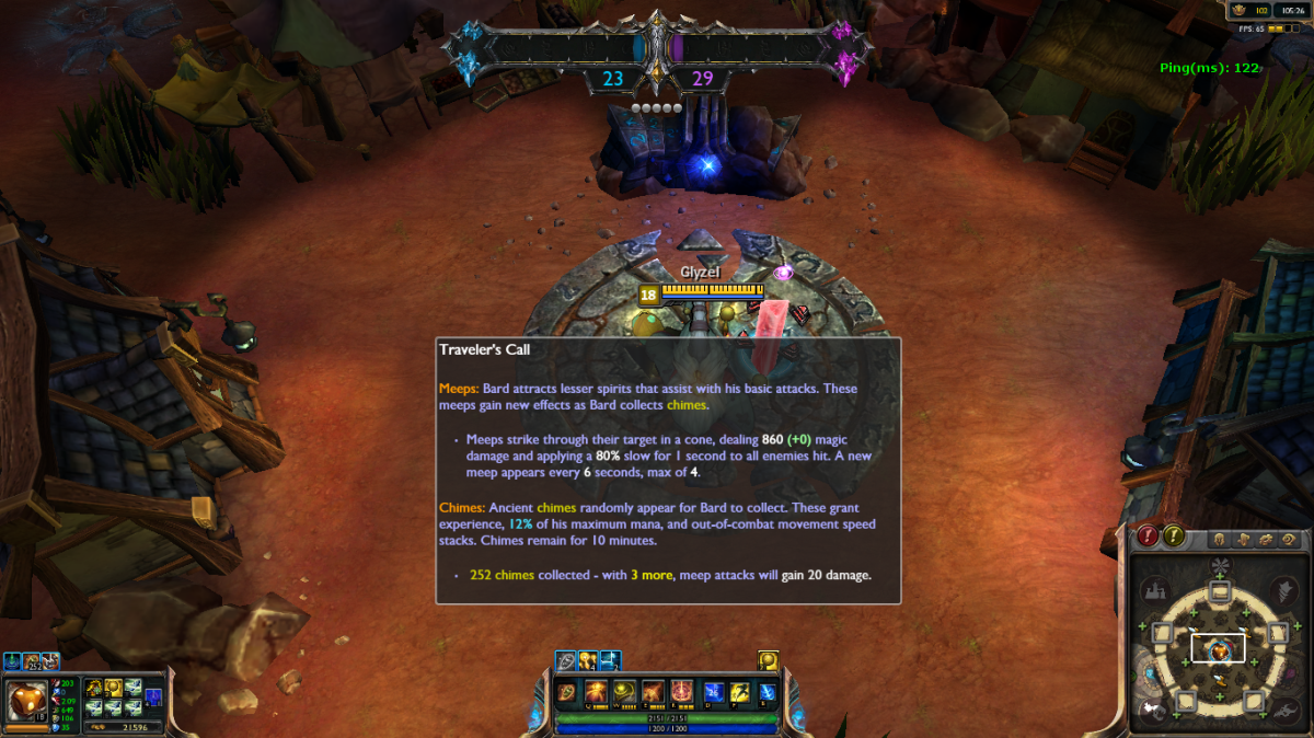 So I couldn't sleep and went to see how far I could go on Bard's chimes ...