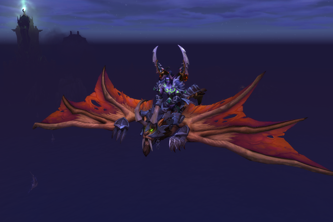 Got to ride a Horde only mount as Alliance using a flight path : r/wow
