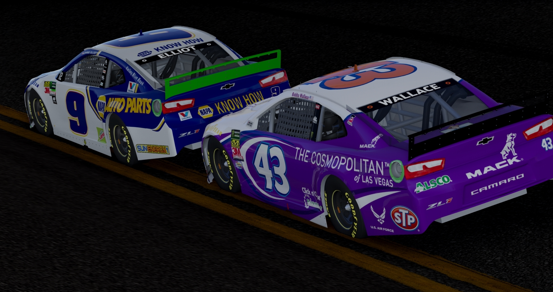 WIP - 2018 MENCS NASCAR Paint Schemes | BeamNG