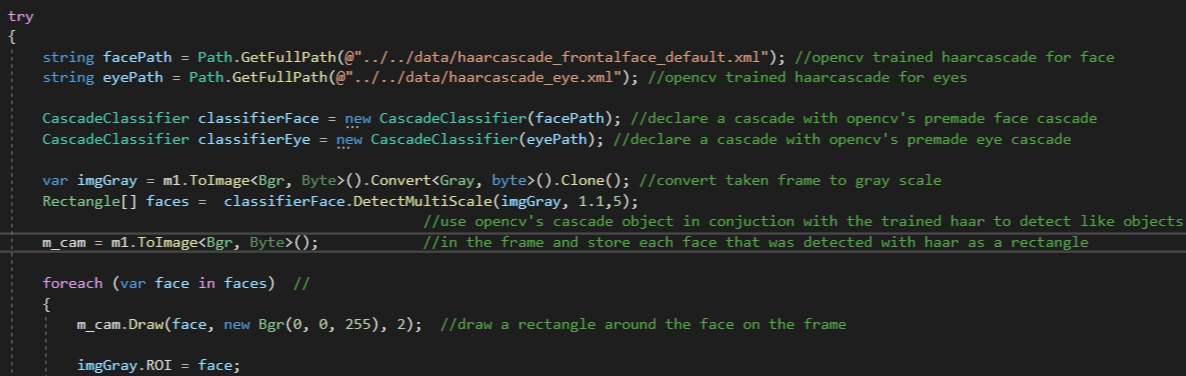 GitHub - lucasg321/Face-Detection: Made using EmguCV (an OpenCV wrapper for .NET) and C#