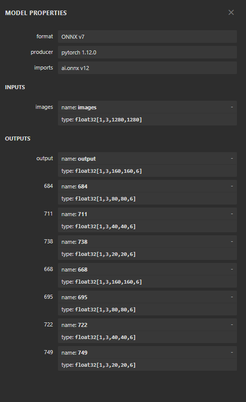 ONNX exported model with wrong output dimensions · Issue #319 · WongKinYiu/yolov7 · GitHub