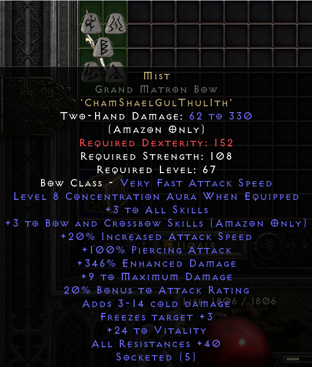 Need Bow Zon Gear - Topic - d2jsp