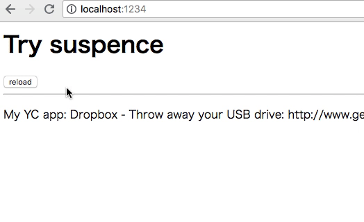 React Suspense を試してみた #React - Qiita